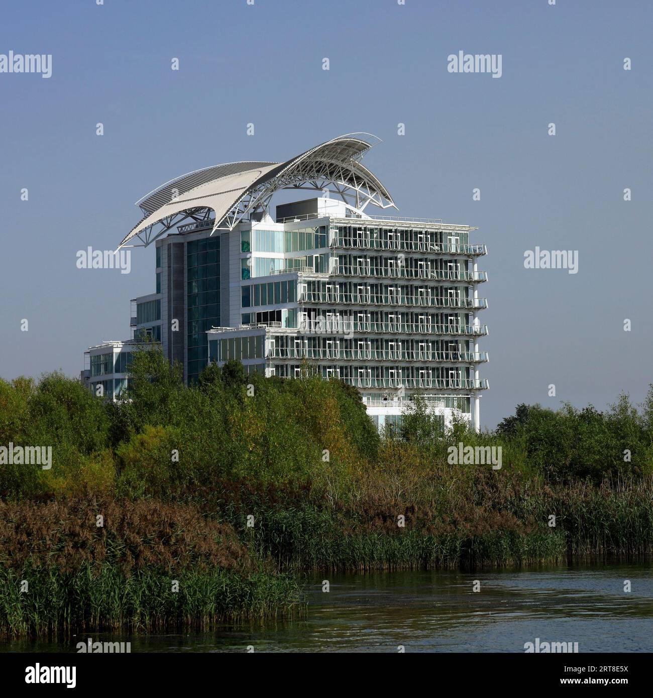 St David's Hotel & Spa (Voco), Cardiff Bay. Taken sept 23 Stock Photo ...