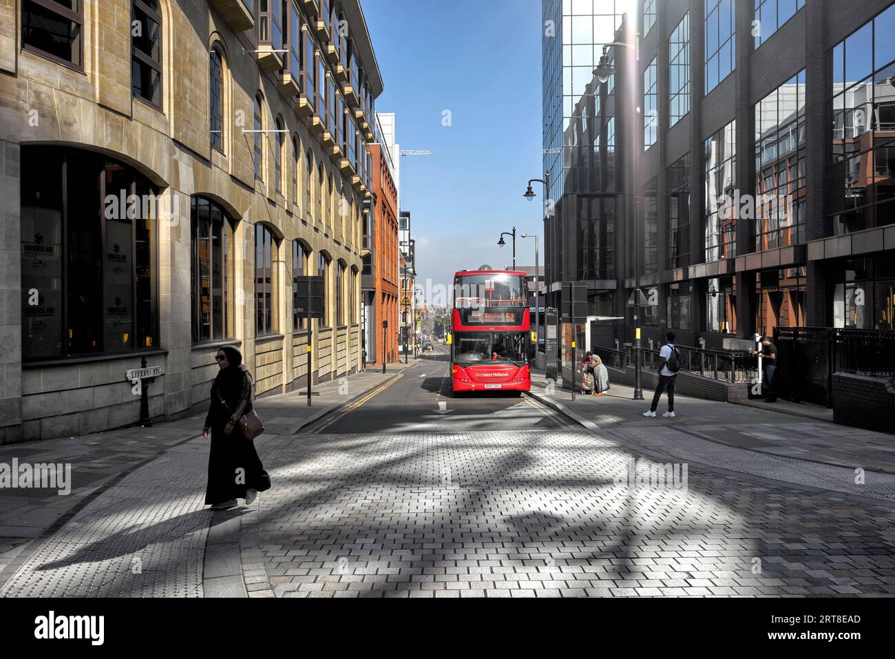 Livery Street Birmingham England UK with National Express West Midlands ...