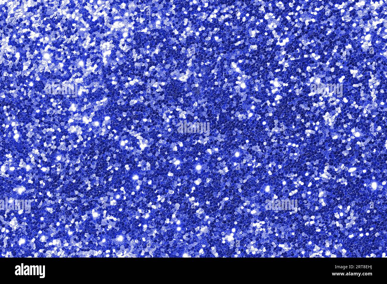 BLUE Glittery sparkling bright BACKGROUND with many lights and lots of ...