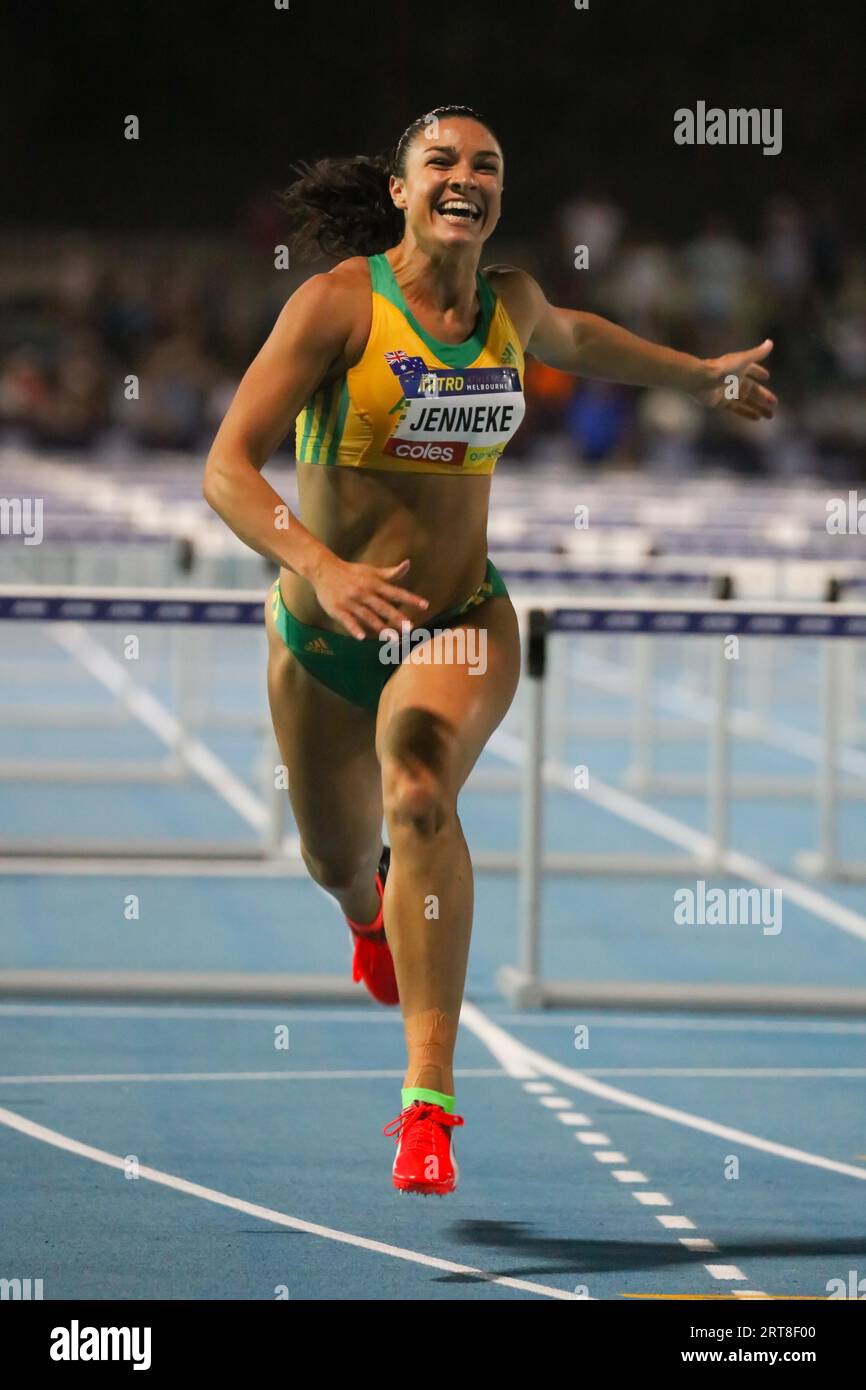 MELBOURNE, AUSTRALIA, FEBRUARY 4: Michelle Jenneke of Team Australia ...