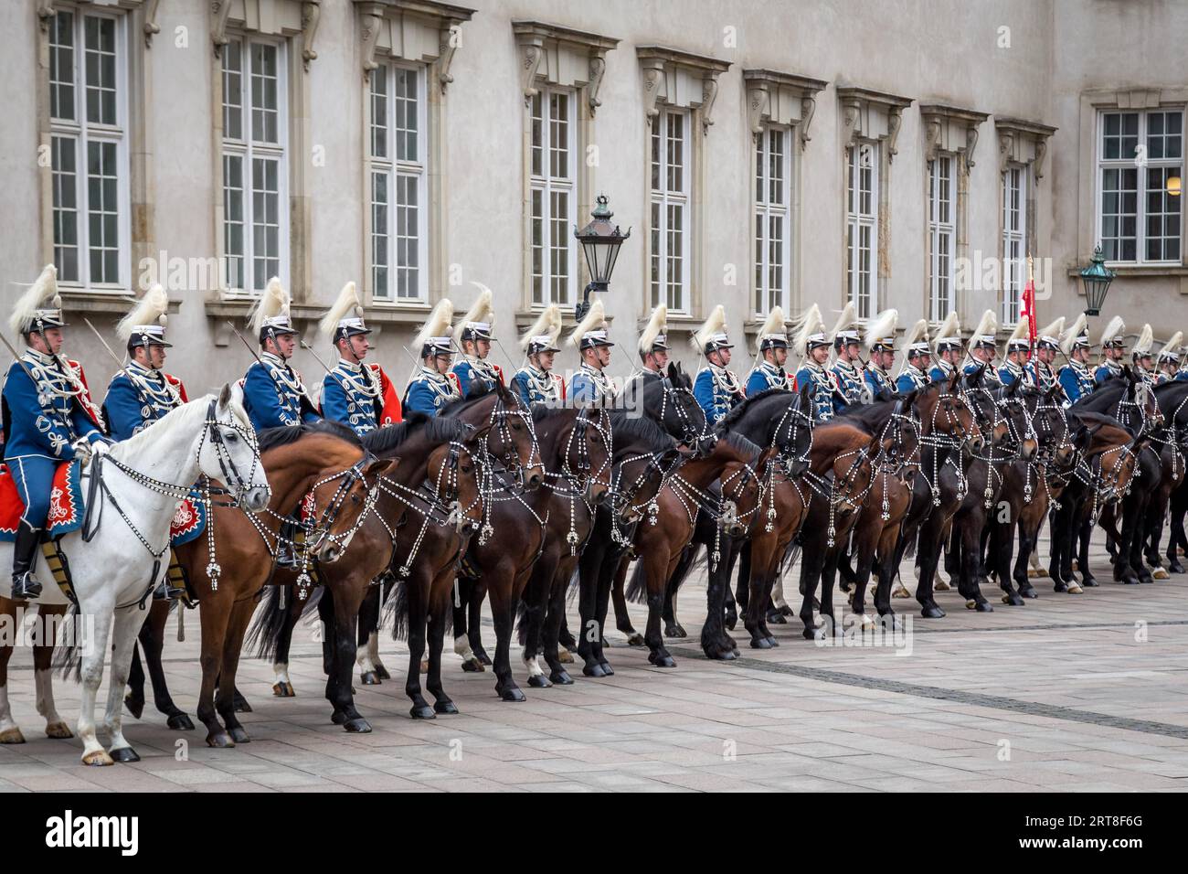 Copenhagen, Denmark, January 04, 2017: The Guard Hussar Regiment ...