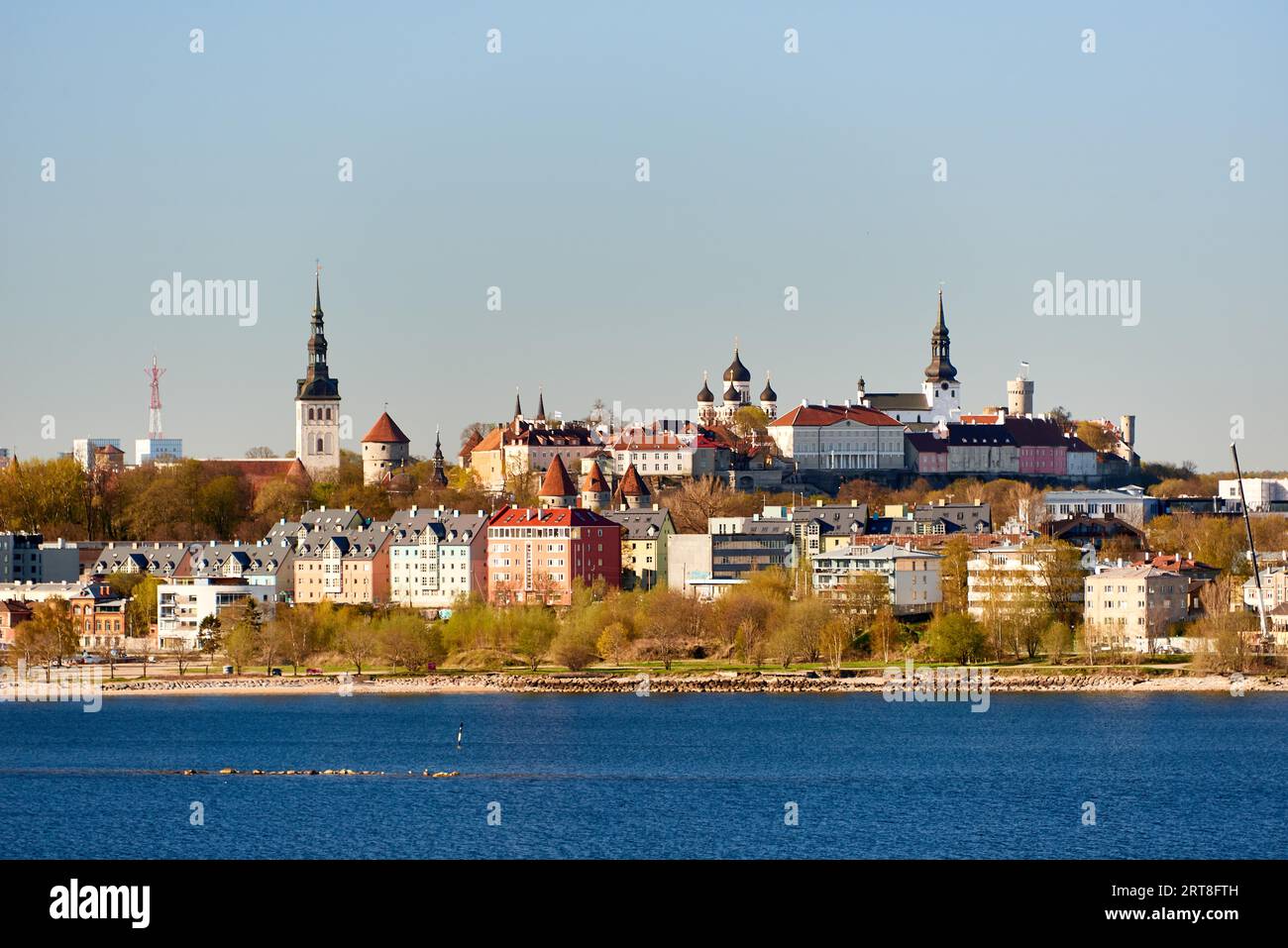 Skyline of baltic capital of estonia Tallinn Stock Photo - Alamy