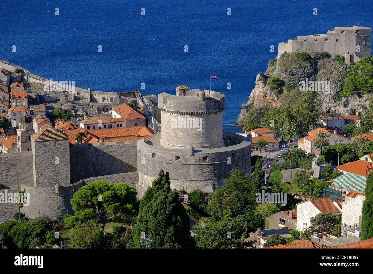 Minceta Tower is the highest point of defence system in Dubrovnik Old ...