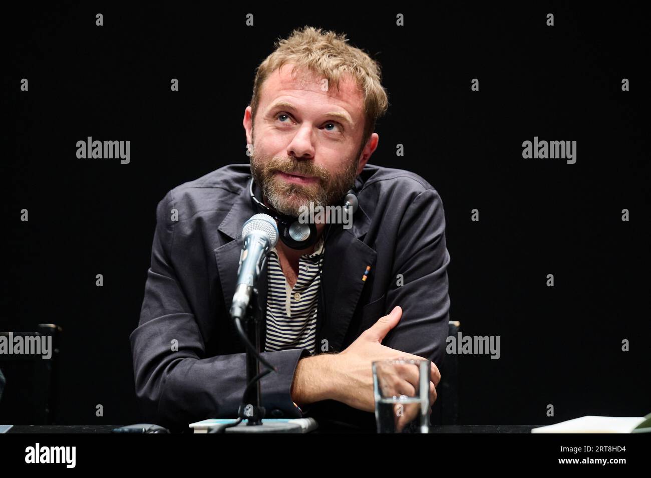 Berlin, Germany. 11th Sep, 2023. Paolo Giordano, Italian writer, sits ...