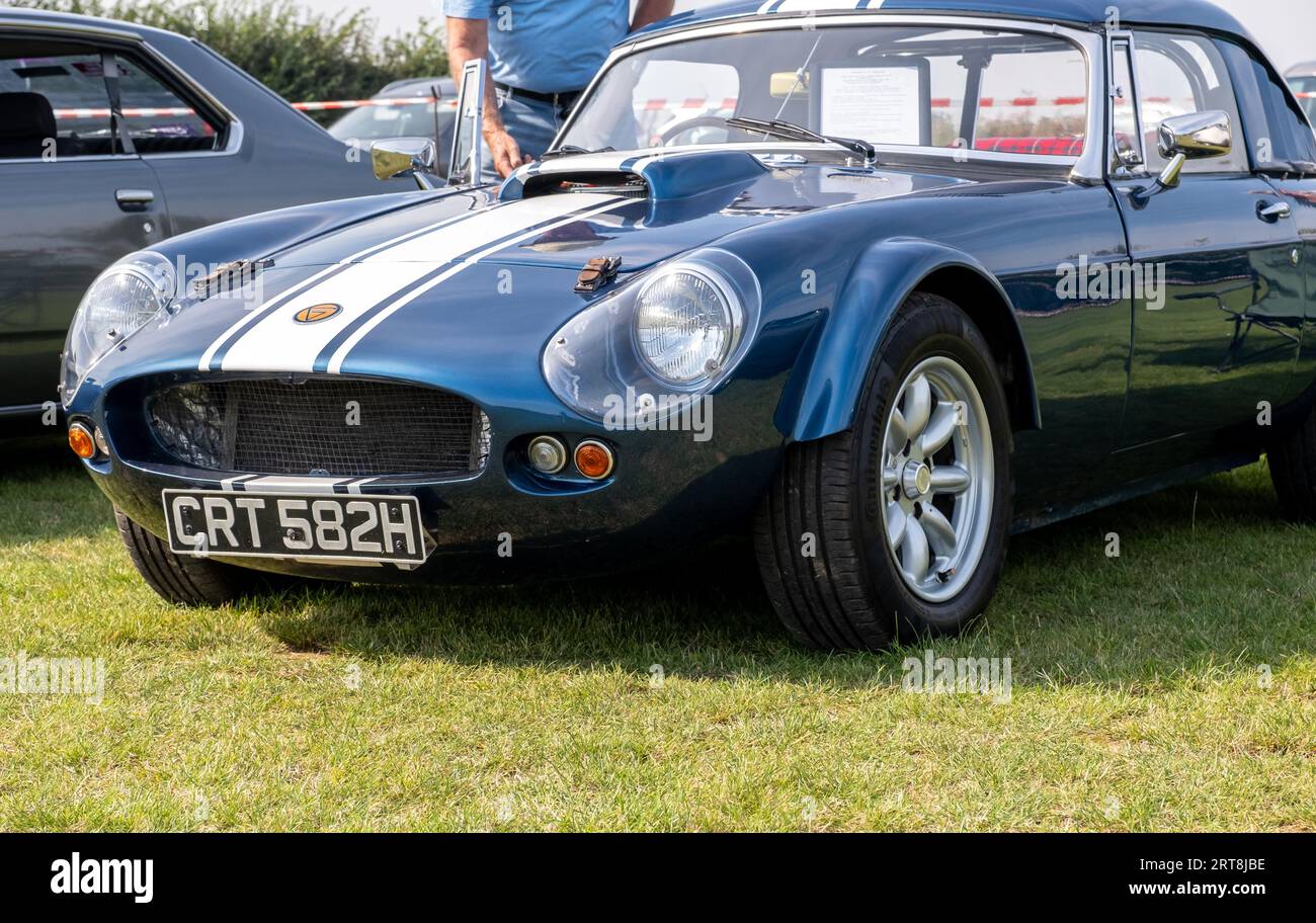 Wroxham, Norfolk, UK – September 10 2023. A vintage Ginetta G11 (one of ...