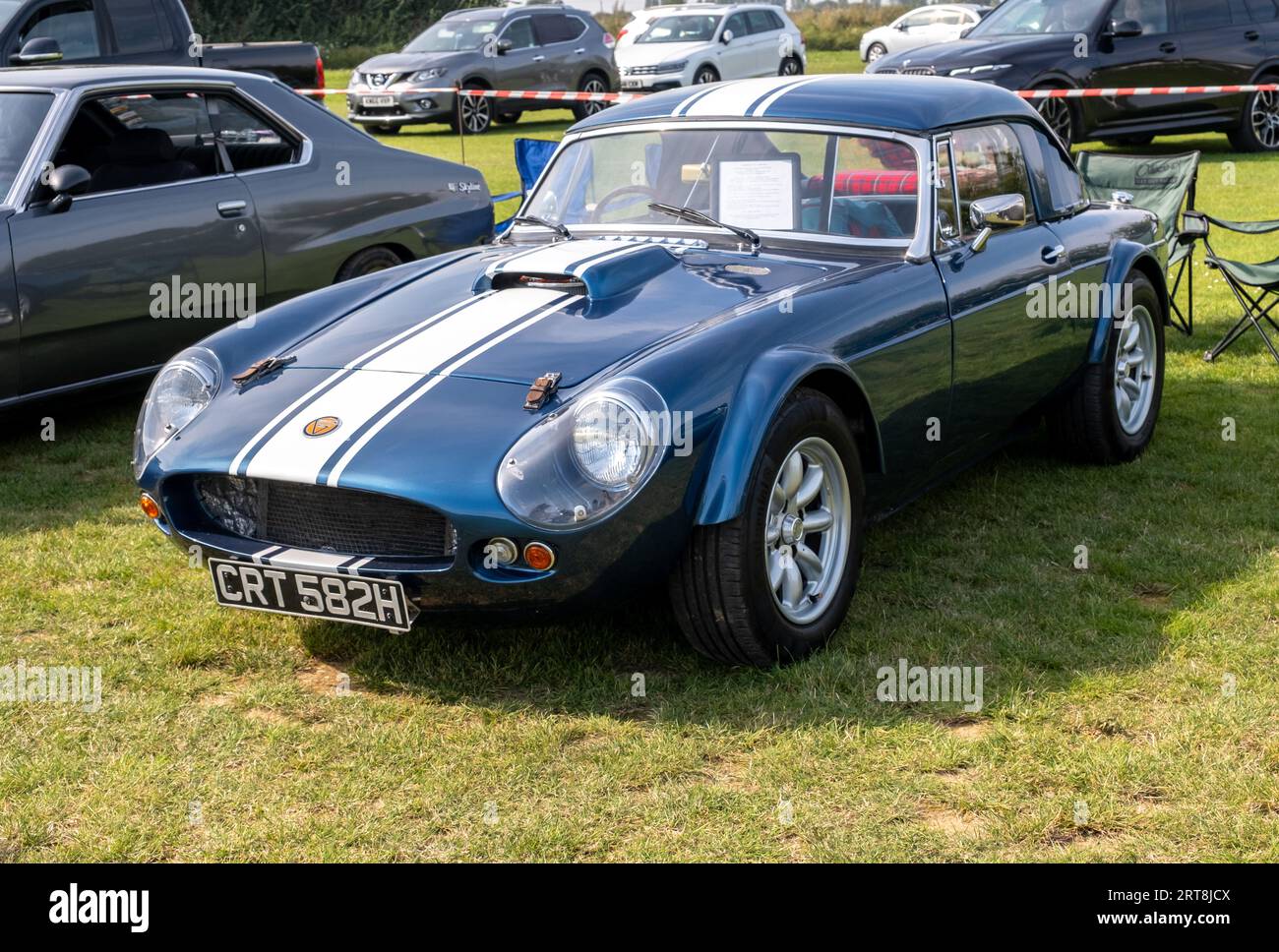 Wroxham, Norfolk, UK – September 10 2023. A vintage Ginetta G11 (one of ...