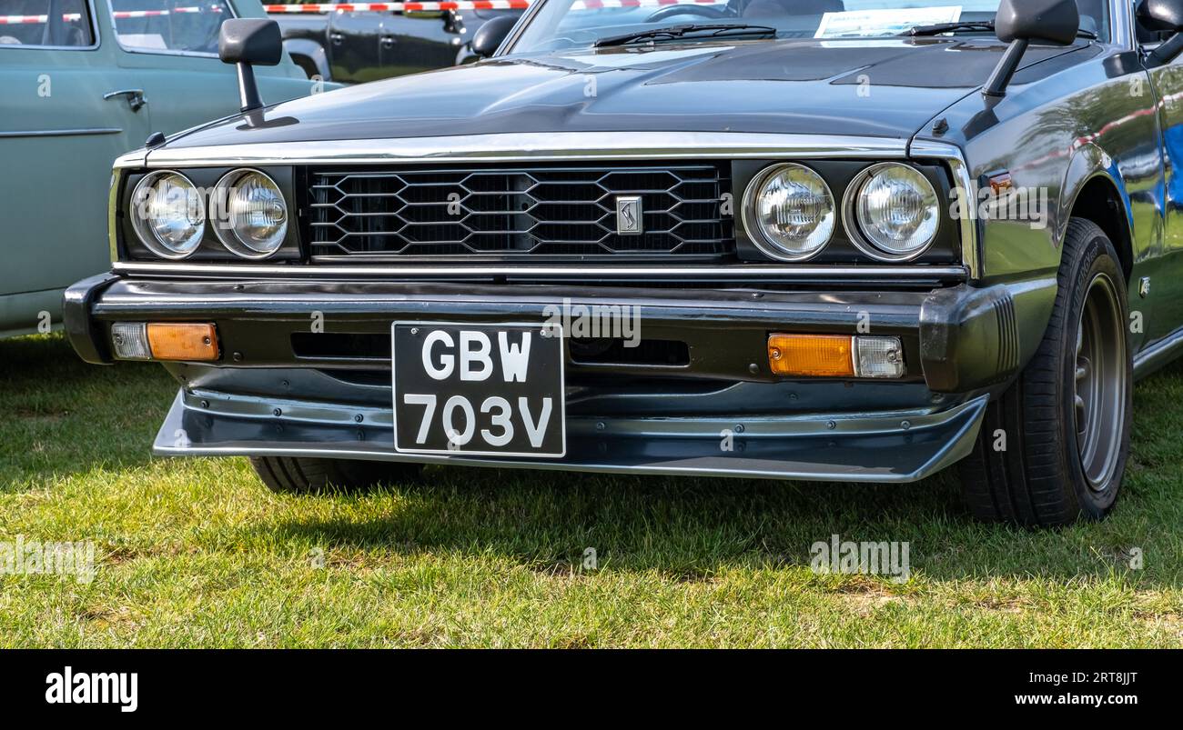 Wroxham, Norfolk, UK – September 10 2023. A vintage Datsun Skyline ...