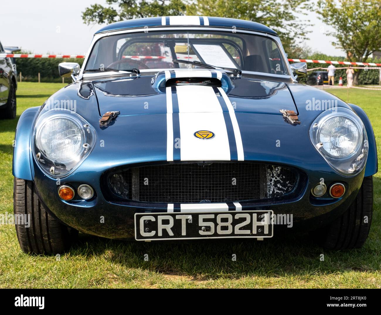 Wroxham, Norfolk, UK – September 10 2023. Front on shot of a vintage ...