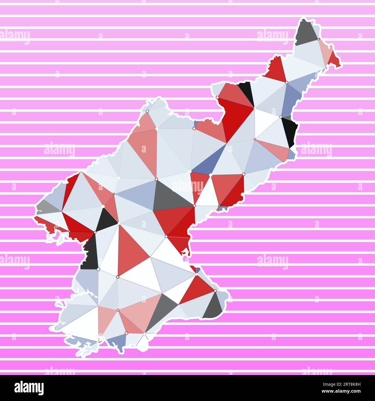 East asia region network Stock Vector Images - Alamy