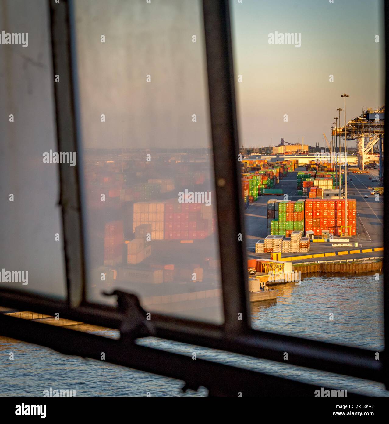 Containers in the Port of Baltimore, MD Stock Photo - Alamy
