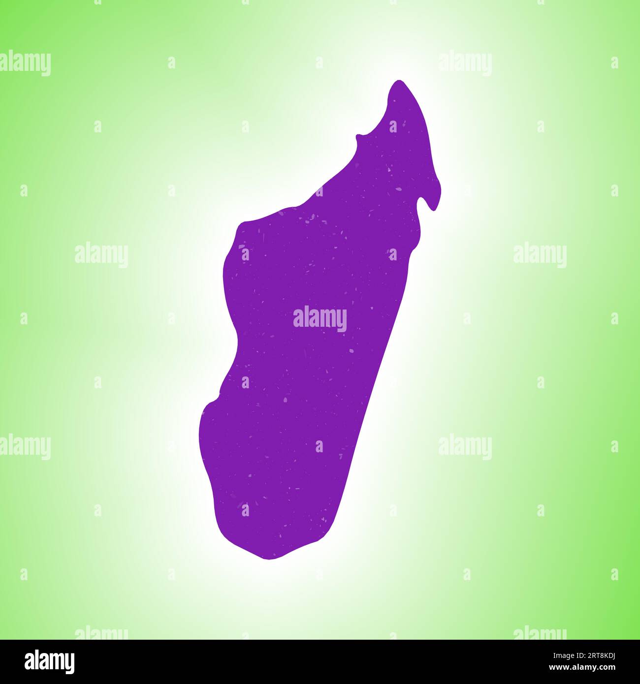 Madagascar shape on gradient background. Country map with scratch ...