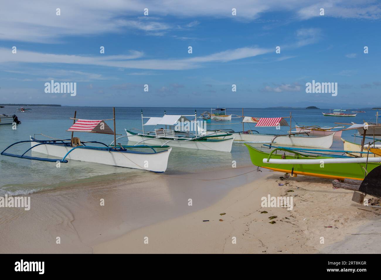 Filipino traditional boats at Bohol Island, Philippines Stock Photo - Alamy