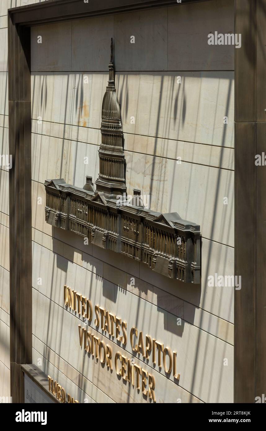 US Capitol Visitor Center, Washington DC. Photo by Liz Roll Stock Photo ...