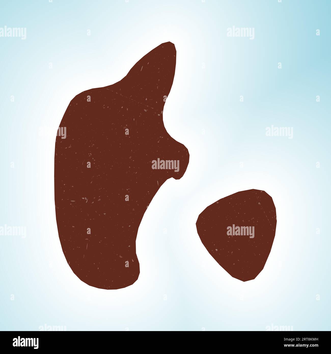 Denmark shape on gradient background. Country map with scratch texture ...