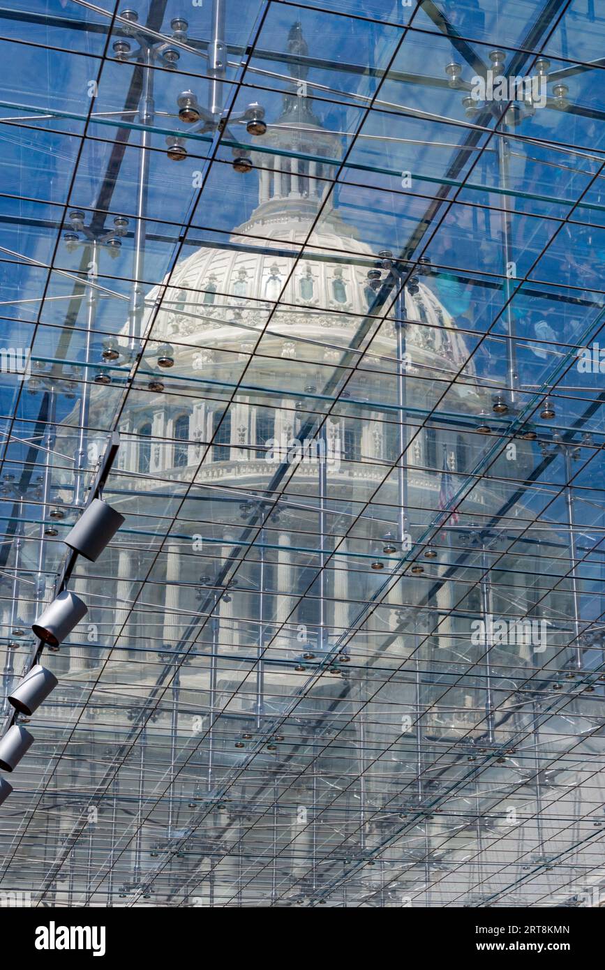 US Capitol Visitor Center, Washington DC. Photo by Liz Roll Stock Photo ...