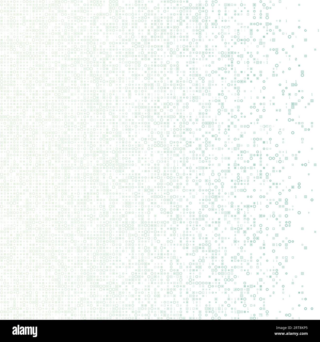 Appealing geometric matrix background in mint colors. Vibrant square ...