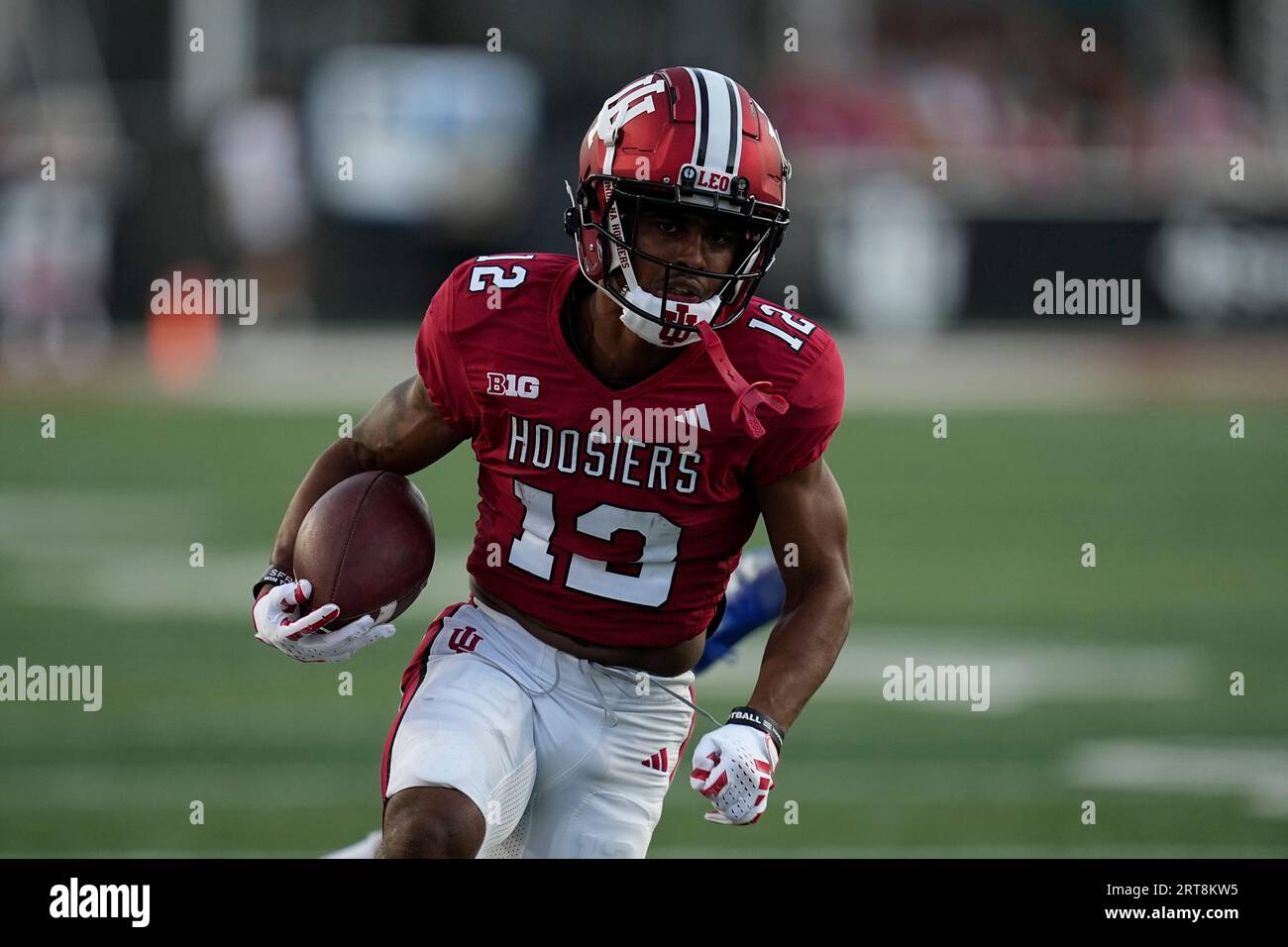 Indiana running back Jaylin Lucas runs during the first half of an NCAA ...