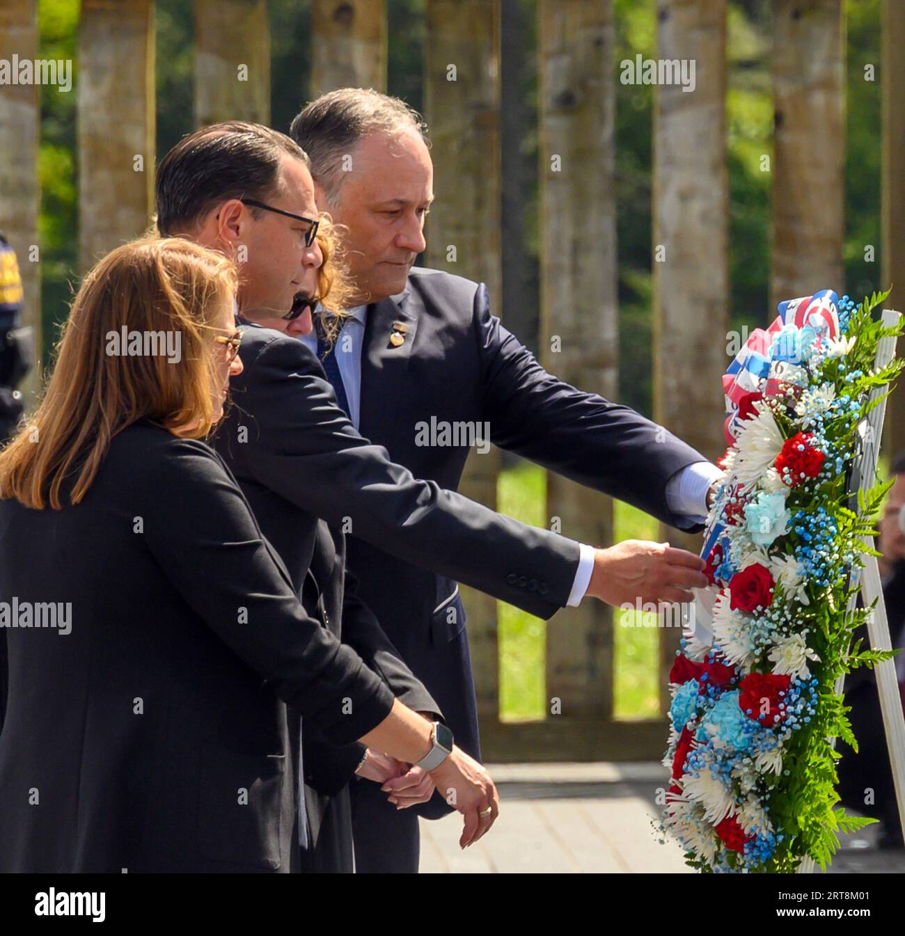 Shanksville, United States. 11th Sep, 2023. Douglas Emhoff, husband of ...
