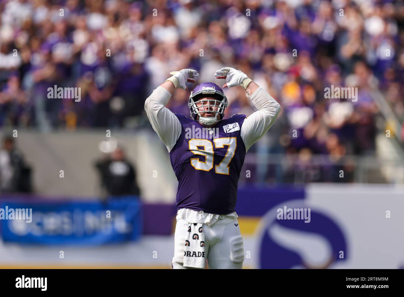 Minnesota Vikings defensive tackle Harrison Phillips (97) in action ...
