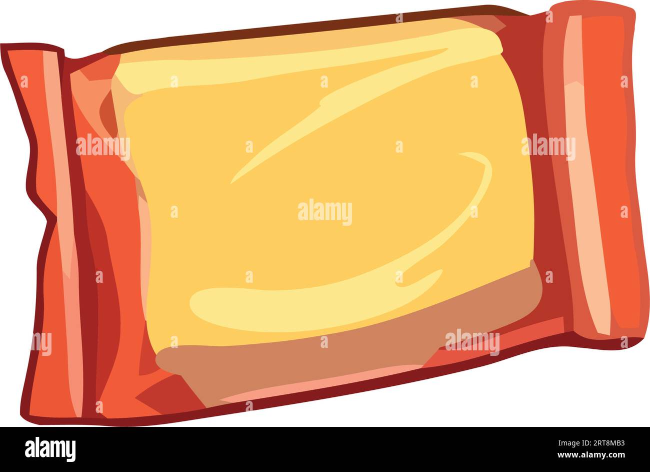 Shiny plastic bag packaging candy illustration vector Stock Vector ...