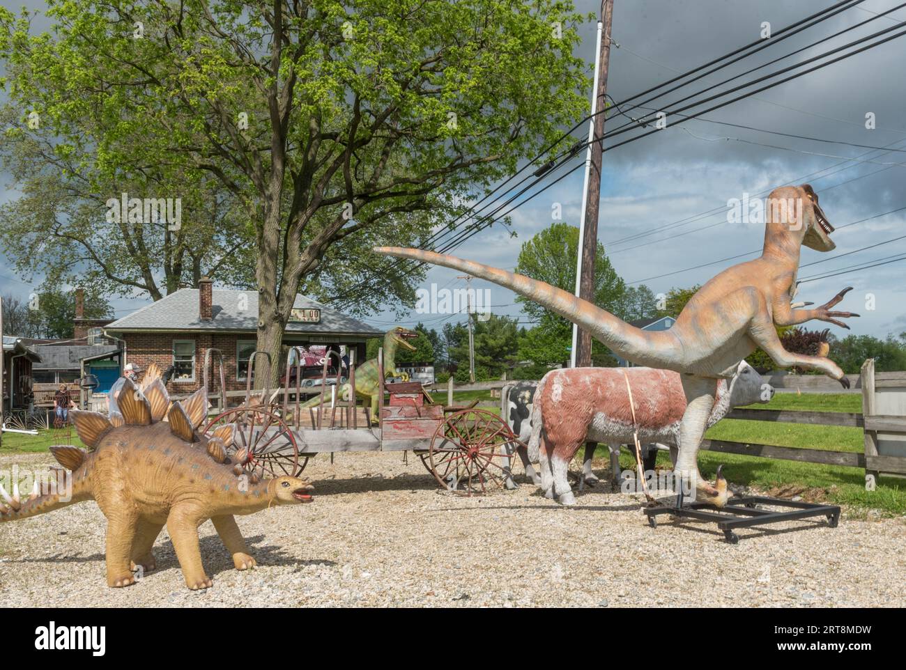An odd roadside attraction near Allentown, PA. Photo by Liz Roll Stock ...