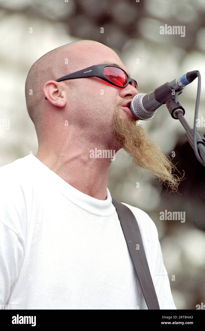 Imola Italy 2001-06-16 : Nick Olivieri , singer and bassist of the ...