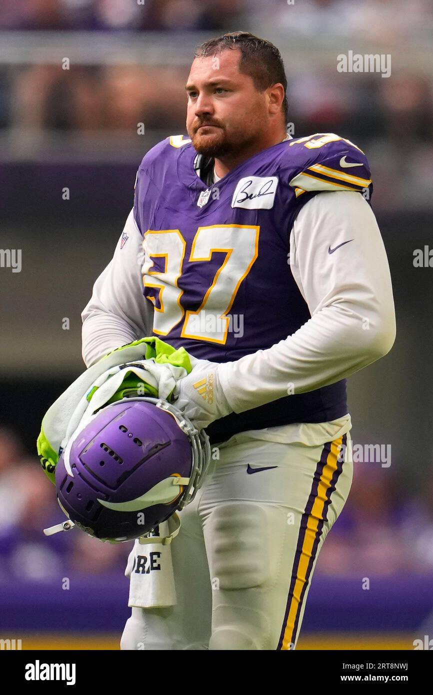 Minnesota Vikings defensive tackle Harrison Phillips (97) stands on the ...