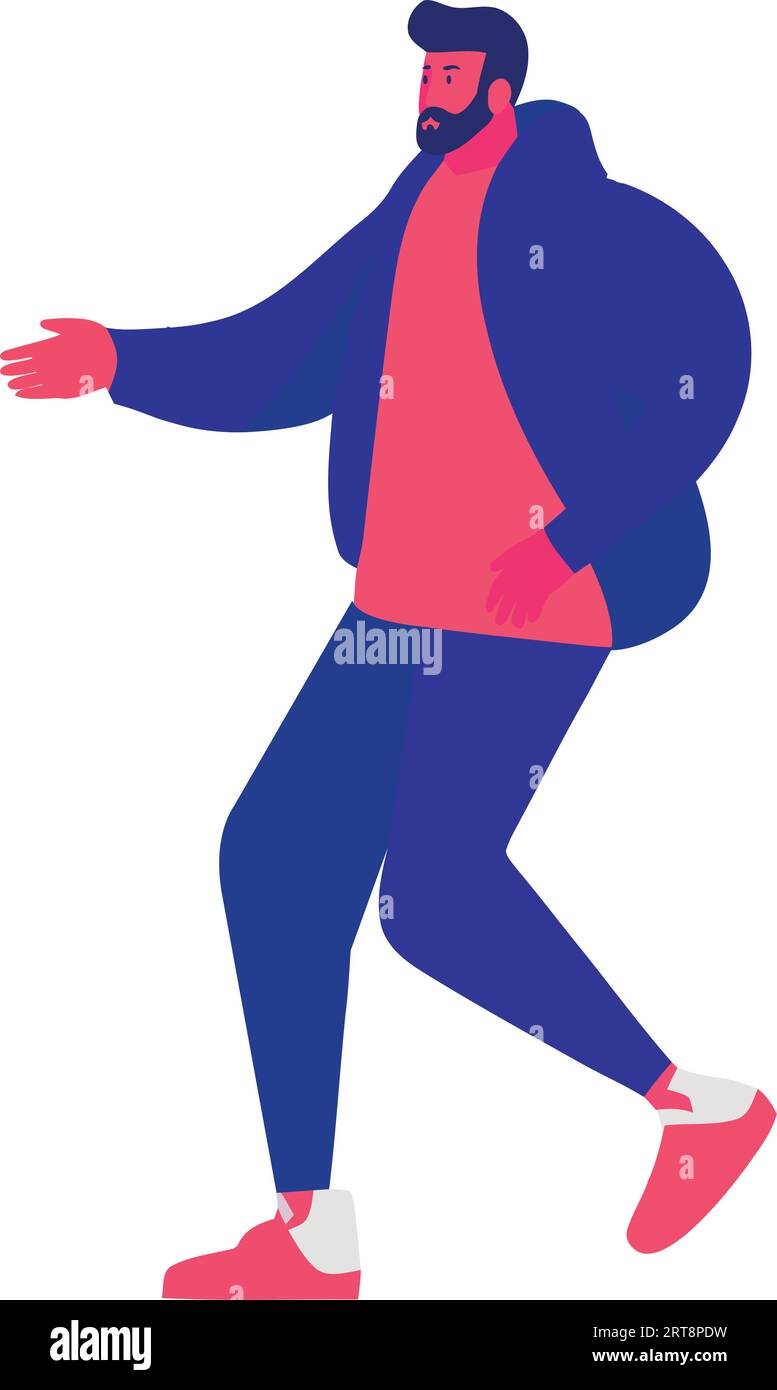 Muscular athlete running, symbol of success Stock Vector Image & Art ...