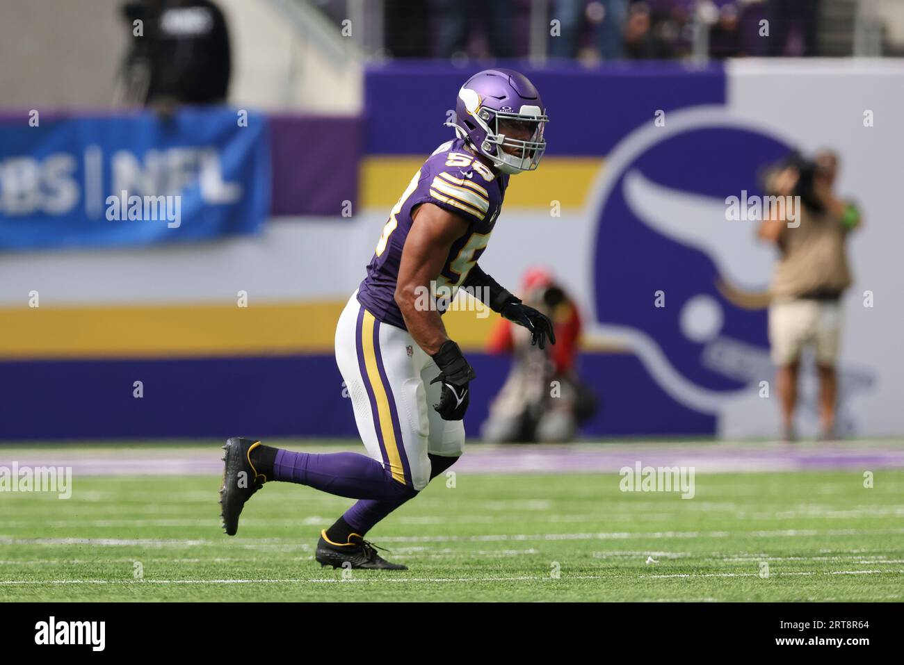 Minnesota Vikings linebacker Jordan Hicks (58) in action against the ...