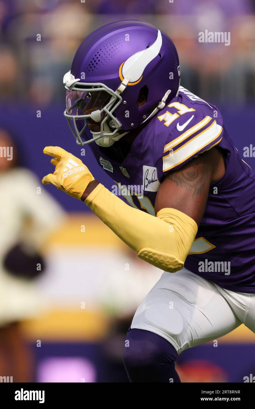 Minnesota Vikings cornerback Najee Thompson (11) during the second half ...