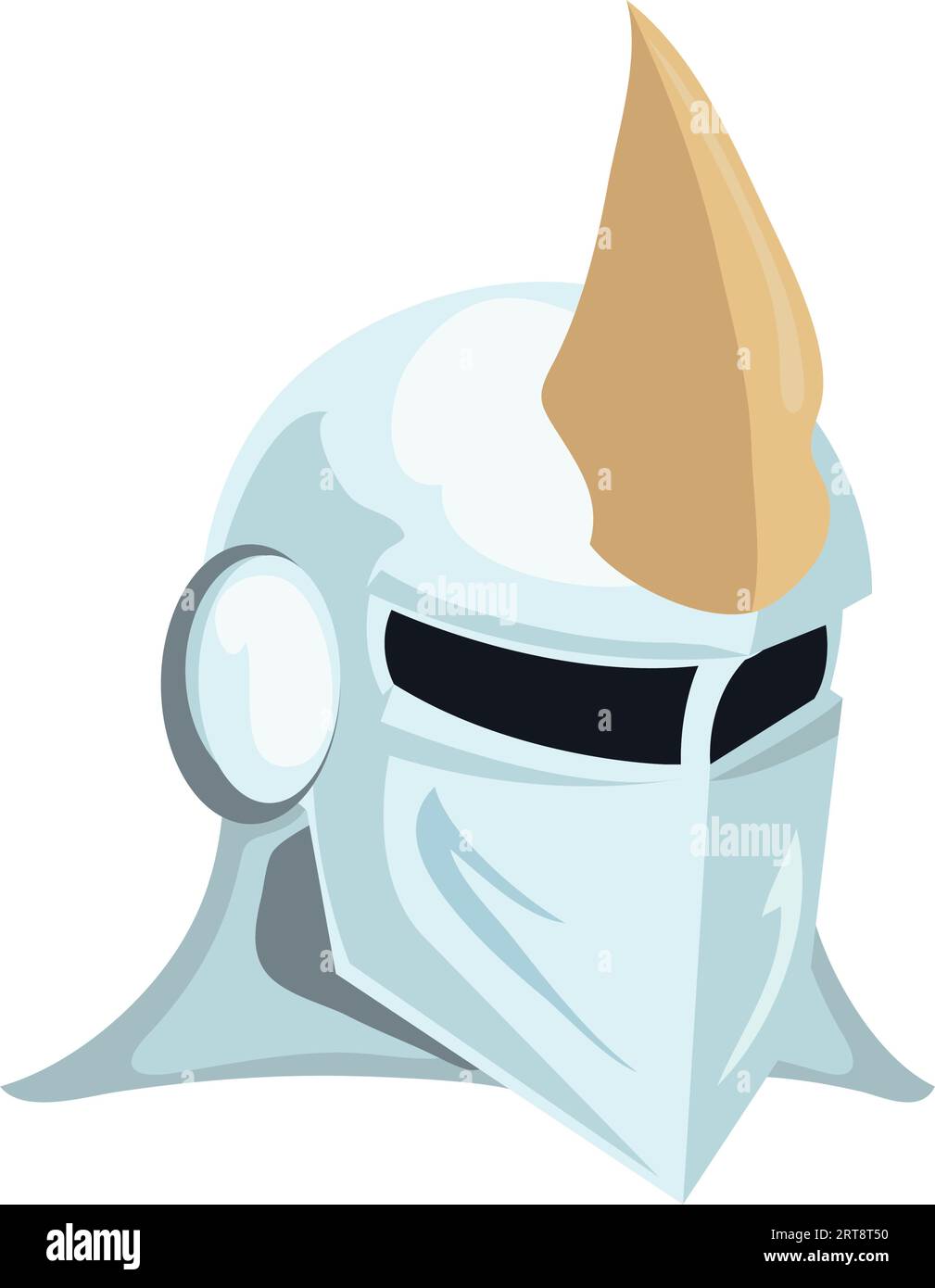 Cartoon illustration of a Warrior ancient helmet Stock Vector Image ...