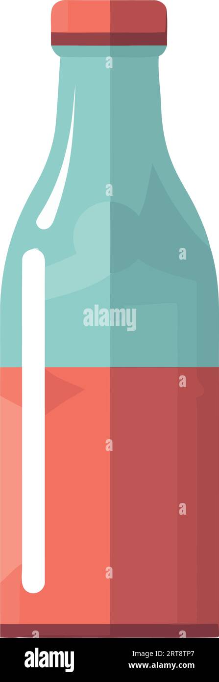 Organic bottle design with transparent label Stock Vector Image & Art ...