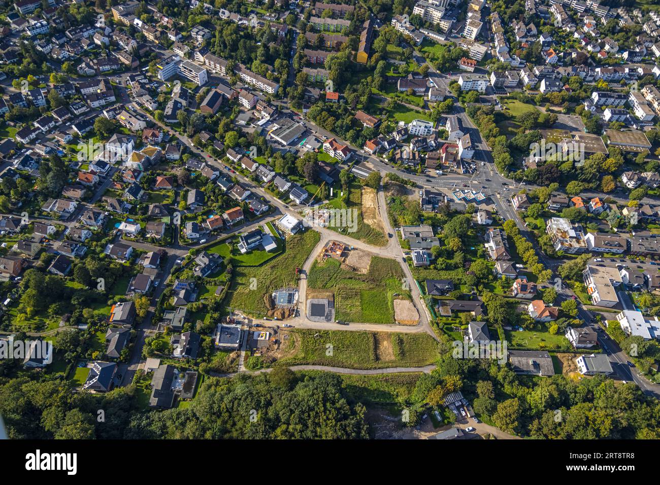 Construction site with new building at gehrstrasse hi-res stock ...