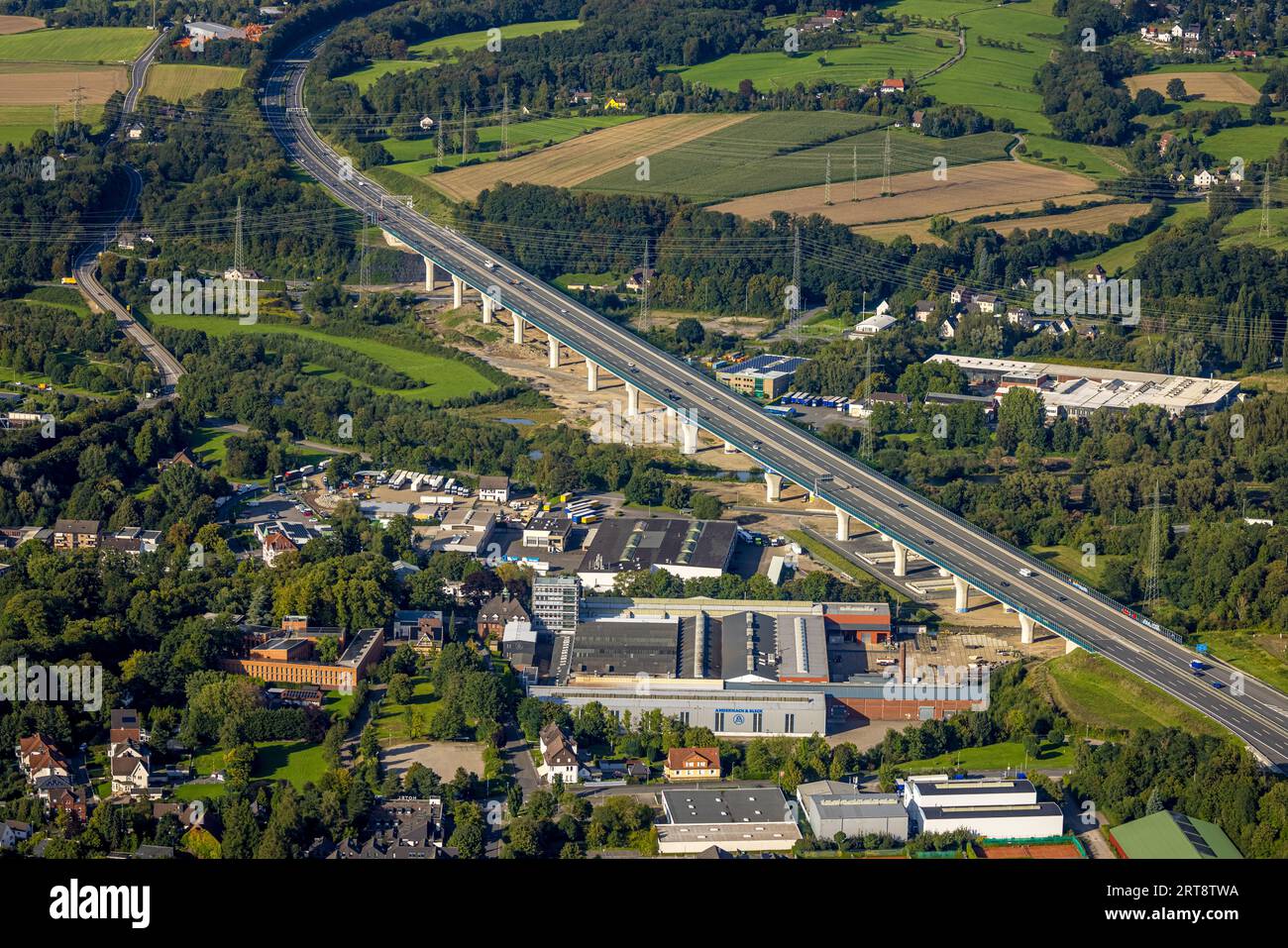 Lennetal bridge of the a45 freeway hi-res stock photography and images ...