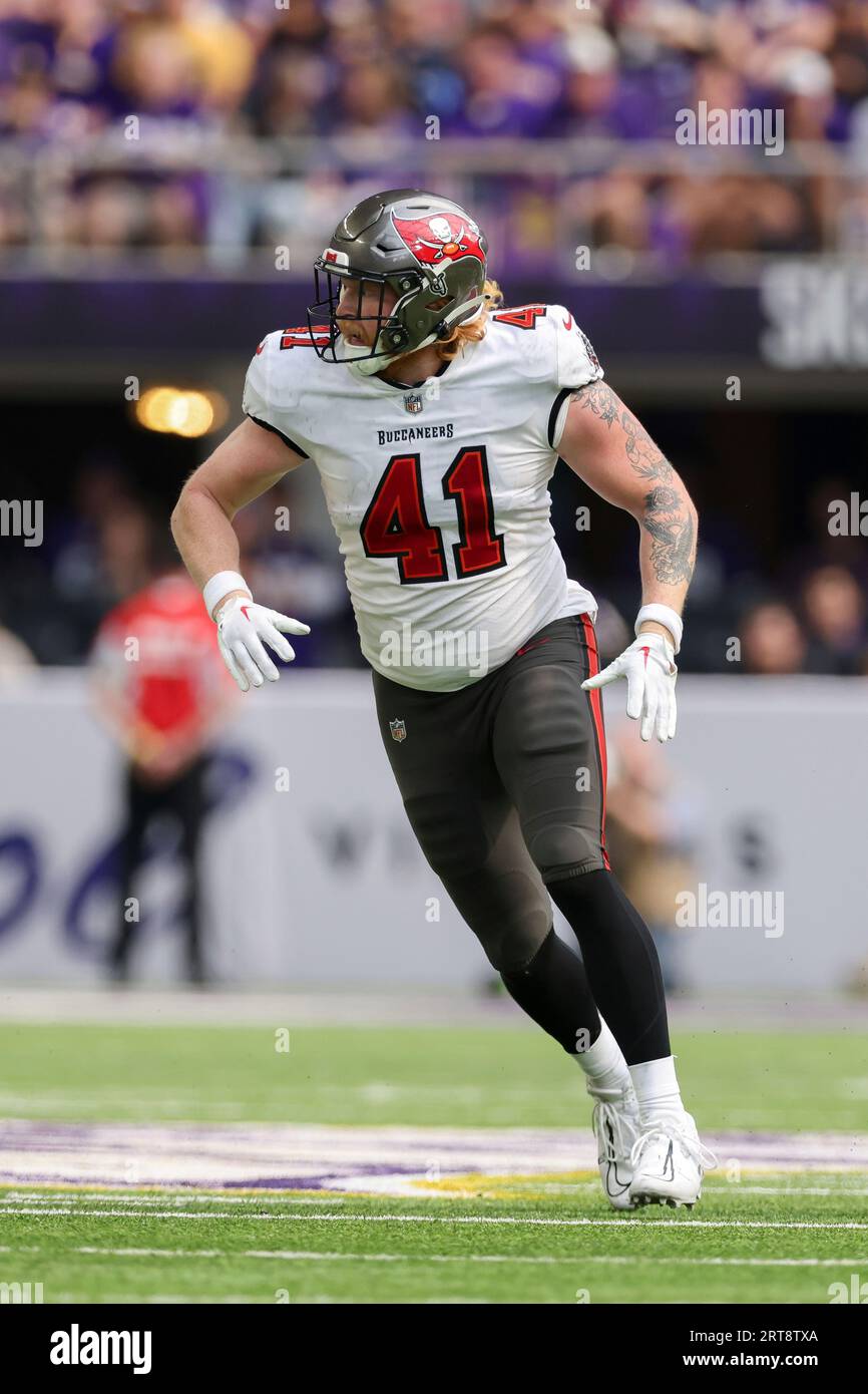 Tampa Bay Buccaneers tight end Ko Kieft (41) in action against the ...
