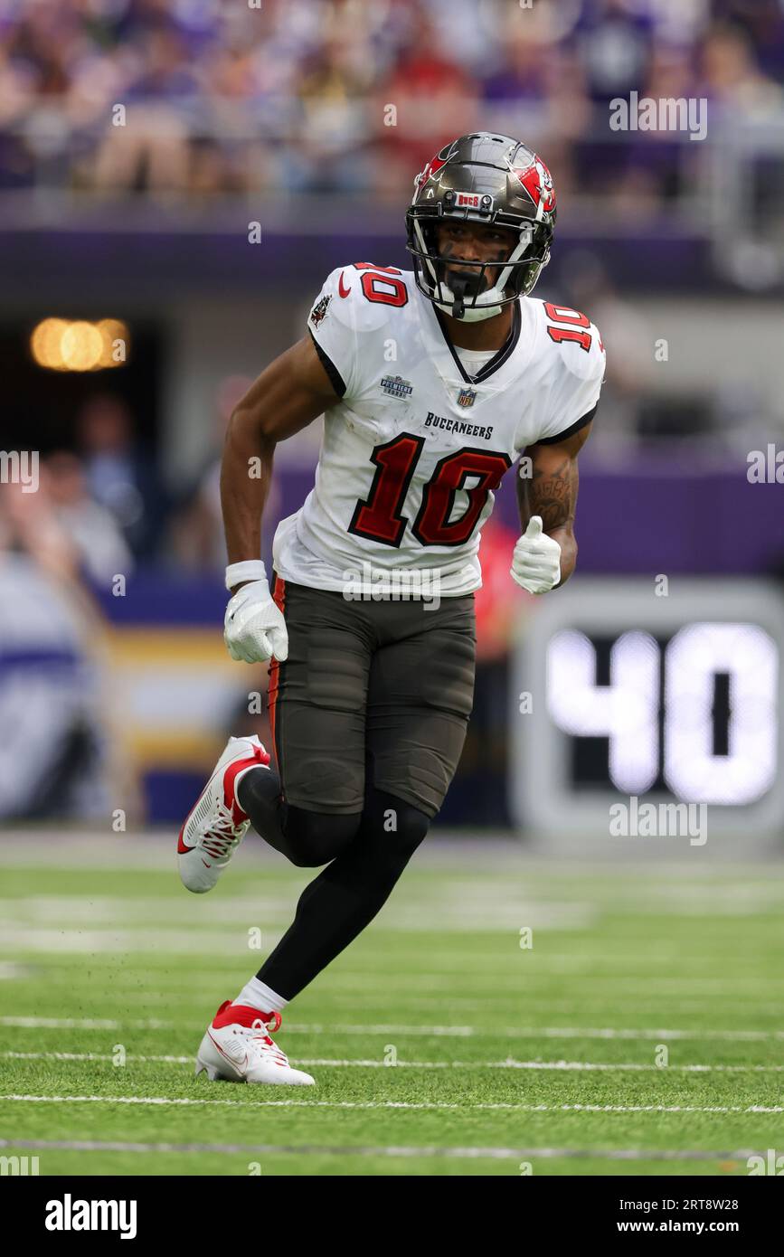 Tampa Bay Buccaneers wide receiver Trey Palmer (10) in action against ...