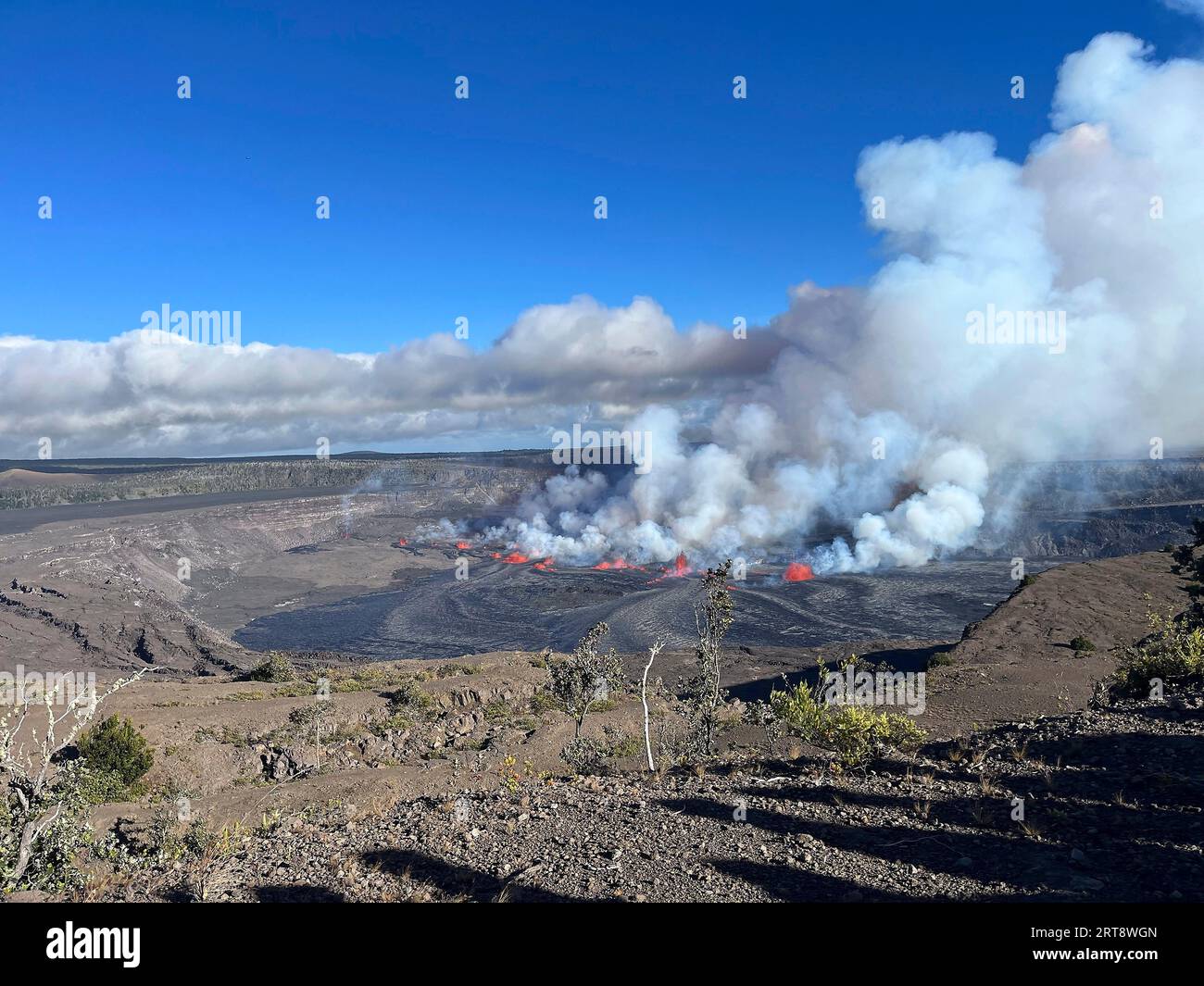 Kilauea, United States. 11th Sep, 2023. The Kilauea volcano eruption ...