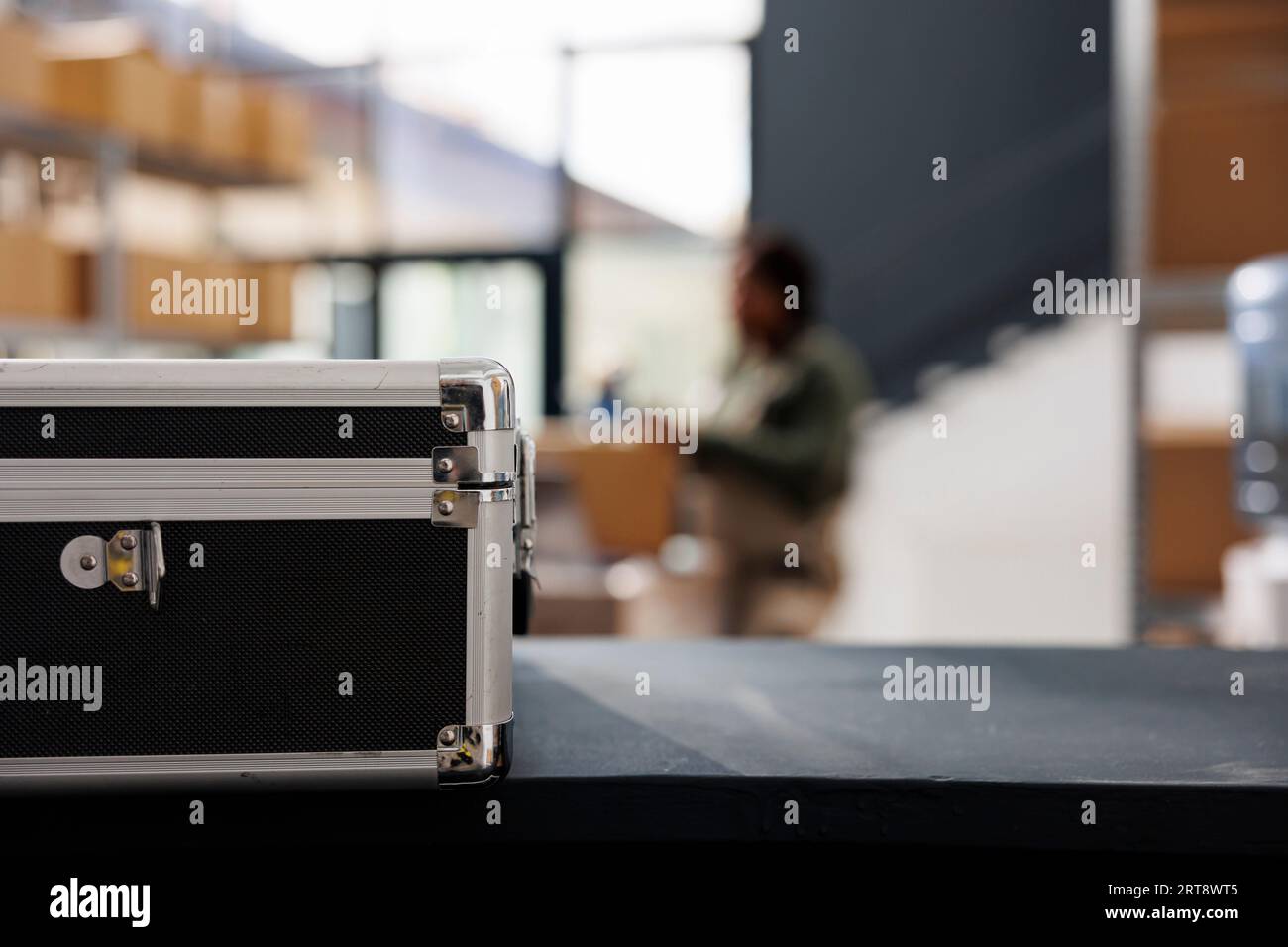 Factory stockroom boxes on shelf hi-res stock photography and images ...