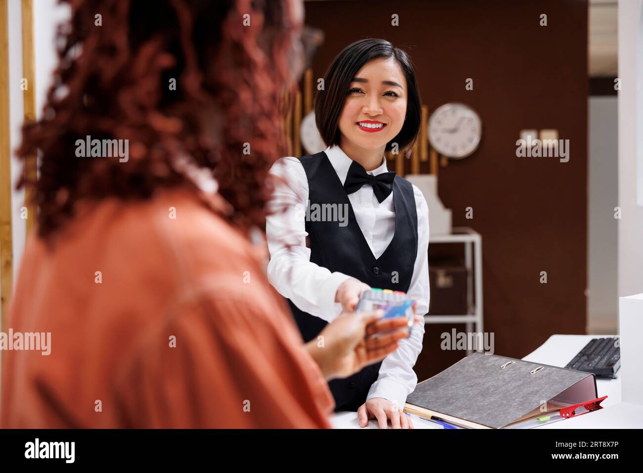 Enquiries reception hi-res stock photography and images - Alamy