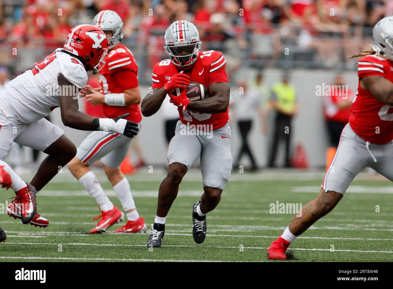 Ohio State running back Chip Trayanum plays against Youngstown State ...
