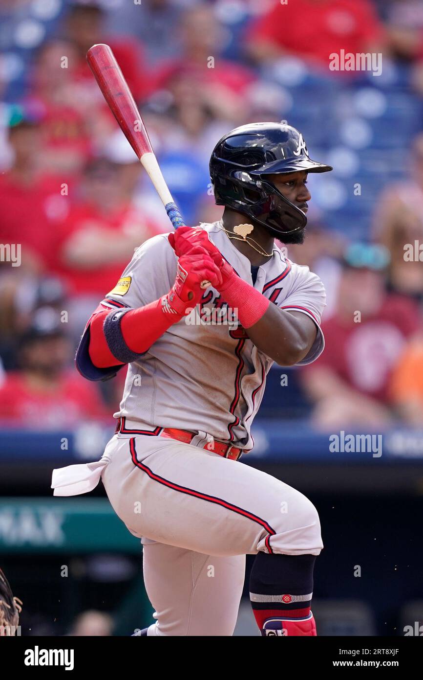 Atlanta Braves' Michael Harris II plays during the first baseball game ...