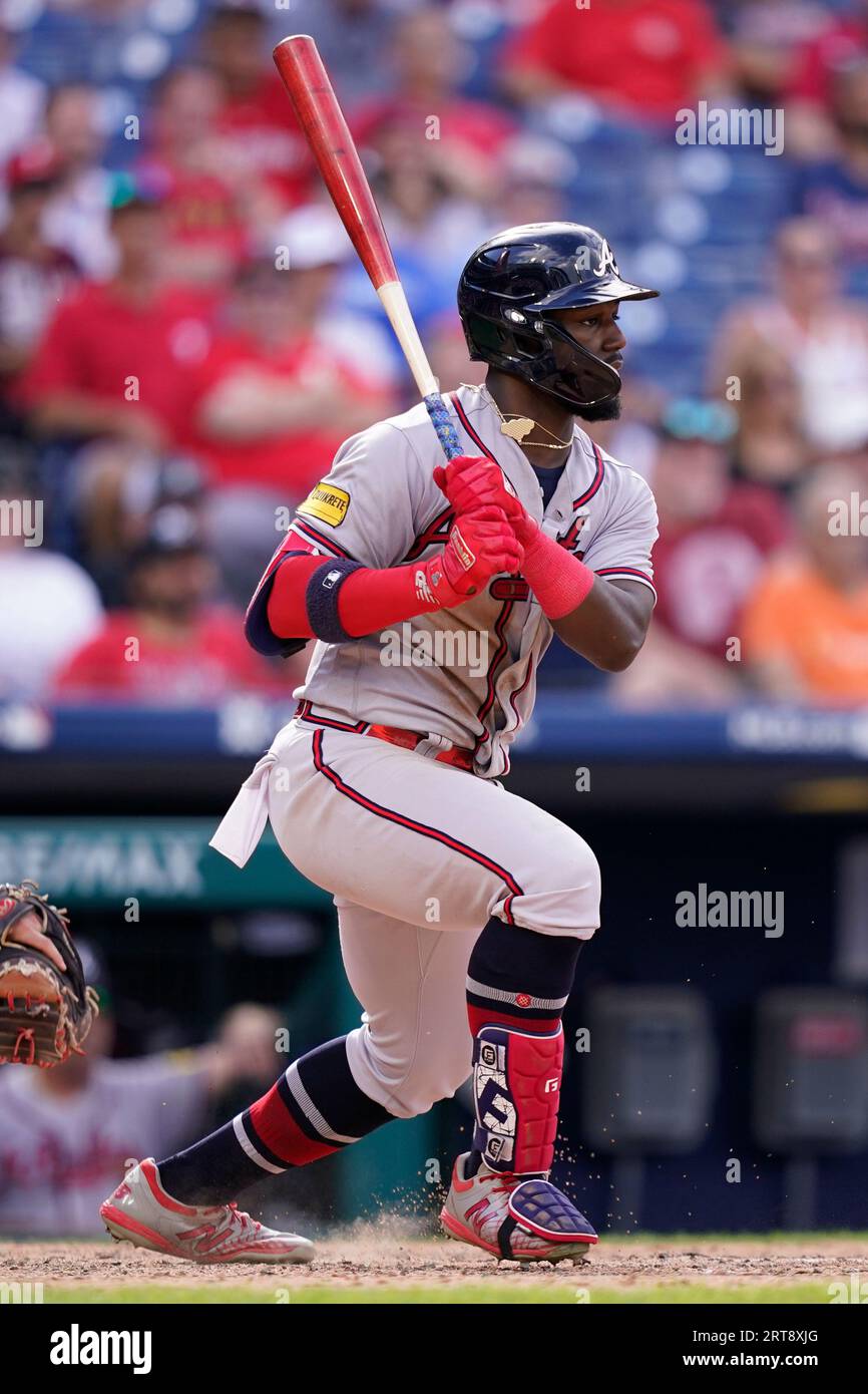 Atlanta Braves' Michael Harris II plays during the first baseball game ...