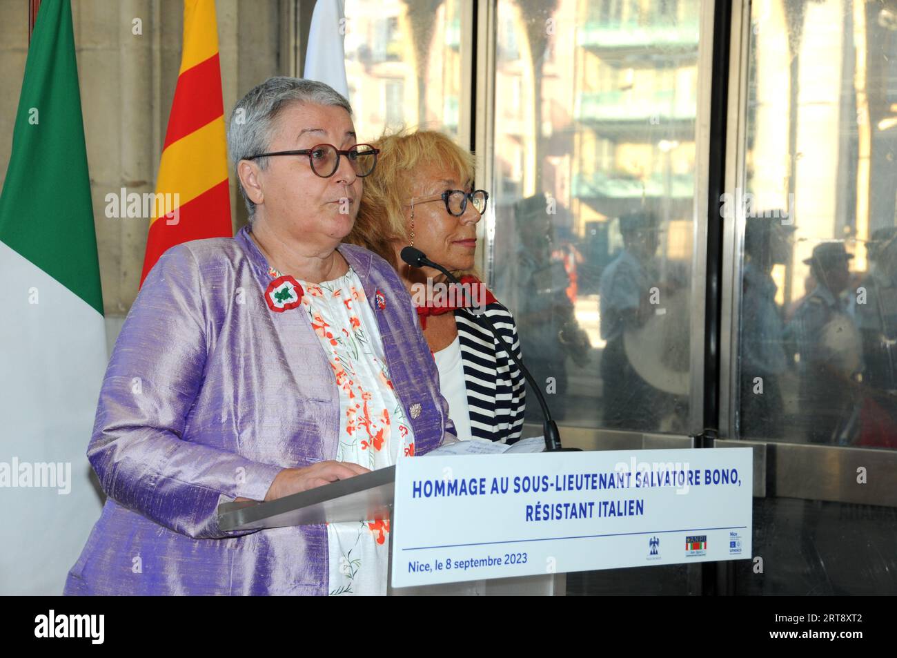 September 8th 2023, Nice Tribute to Salvatore Bono, italian resistant ...