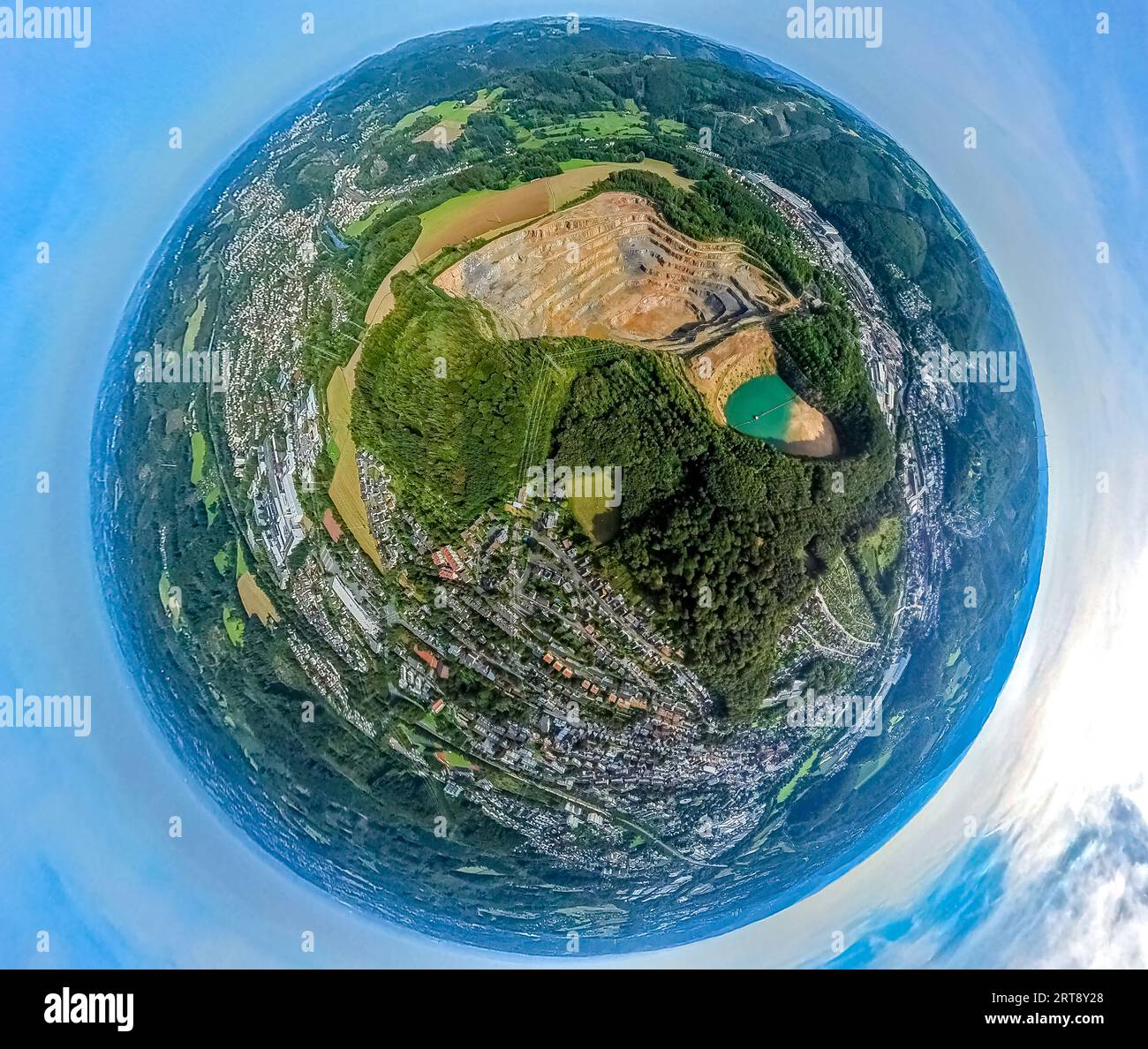 Planet earth birds eye view hi-res stock photography and images - Alamy