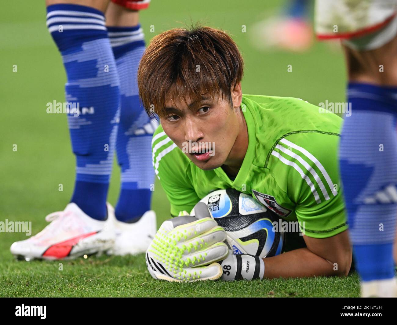 WOLFSBURG - Japan goalkeeper Keisuke Osako during the friendly ...
