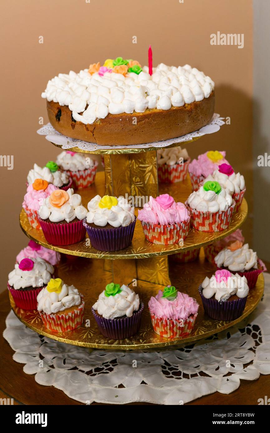 Social events; Individual Presentation Of Desserts For Guests At The ...