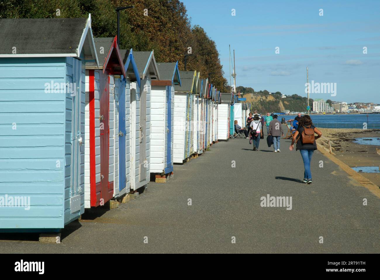 Beach Huts, Small Hope Beach, Shanklin, Isle of Wight, Hampshire ...