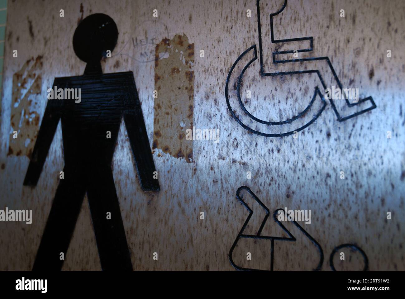 Toilet Sign, Shanklin, Isle of Wight, Hampshire, UK Stock Photo - Alamy