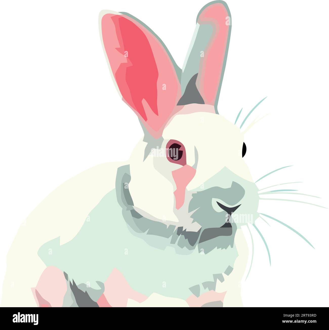 Fluffy baby rabbit symbolizes nature icon Stock Vector Image & Art - Alamy