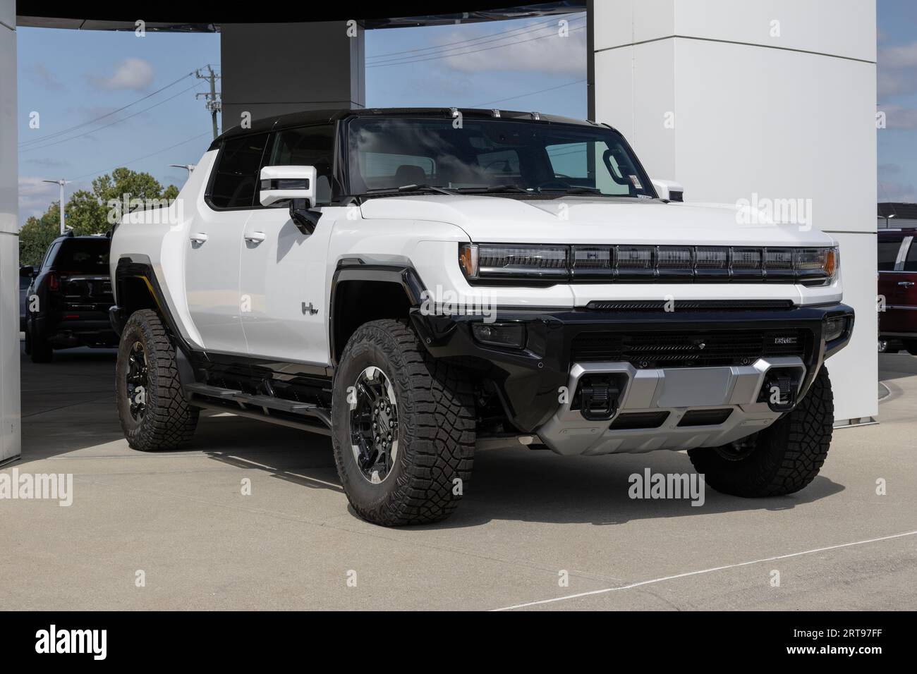 Fishers - September 10, 2023: GMC Hummer EV Electric Vehicle Pickup ...